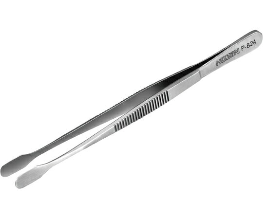 先端が幅広のヘラ型 先端が幅の広いヘラ型のため切手や紙を突き破ることなくつかむことができます。 材質：ステンレス（SUS410） 重量：11g 全長：125mm 入数：1先端が幅広のヘラ型 先端が幅の広いヘラ型のため切手や紙を突き破ることな...