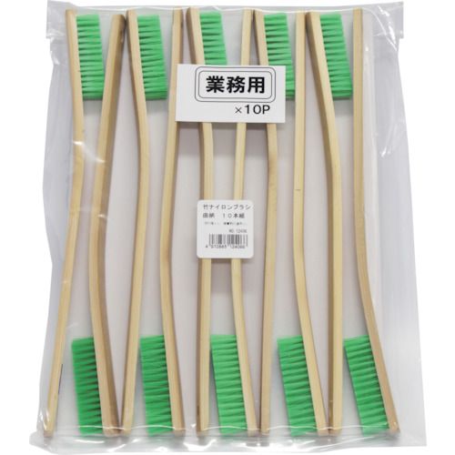 特長:●竹ブラシのお買い得パックです。 仕様:●毛材：ナイロン●行数(行)：4●線径(mm)：0.2●植付(mm)：3●毛丈(mm)：13●全長(mm)：305●幅(mm)：240 仕様2:●竹柄ナイロンブラシ曲柄特長:●竹ブラシのお買い得...