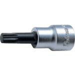 特長:●全長140mmのトルクスビットソケットです。 仕様:●呼びNo.：T30●差込角(mm)：9.5●全長(mm)：140●対辺寸法(mm)：T30特長:●全長140mmのトルクスビットソケットです。 仕様:●呼びNo.：T30●差込角...