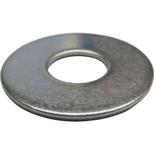 特長:●ステンレス（SUS304）のワッシャーです。●必要な分だけ購入しやすい少量パックです。●外径がやや大きめのワッシャーです。 仕様:●呼び径：M4●外径(mm)：25●内径(mm)：4●厚さ(mm)：1.0 材質／仕上:●ステンレス（...