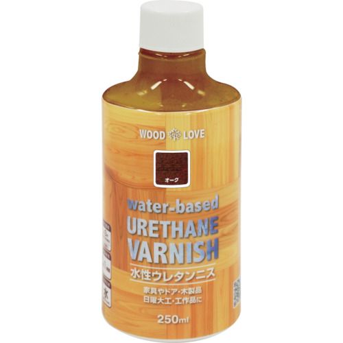 特長:●臭いが少なく、塗りやすい水性塗料です。●乾燥後、硬い塗膜ができます。●着色とニス塗りが同時にでき、木目を生かした美しいつやに仕上がります。 用途:●家具やドア・木製品・日曜大工・工作品に。屋内で使用する木製家具や工作品に。 仕様:●...