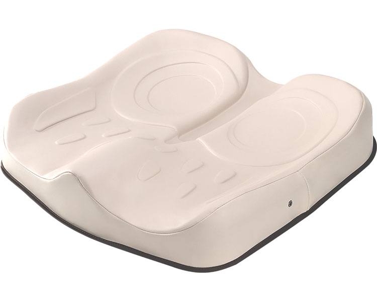 ●サイズ／幅40×奥行40×厚さ3.5〜8cm ●重さ／約1.6kg ●材質／本体表材：ウレタン合成皮革、本体中材：エクスジェル（合成ゴム）・ウレタンフォーム、本体裏材：滑り止め加工付きナイロン100％、カバー表材：ポリエステル100％・ウ...