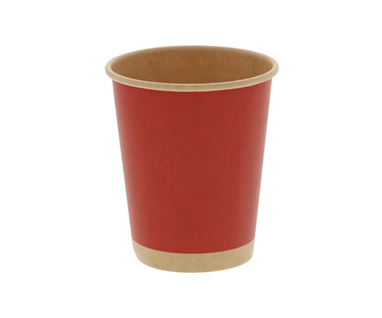 アイス・ホット兼用の紙コップです。 両面PEコーティング加工で結露に強いので、特にコールドドリンクにおすすめです。 クラフト地にシックなレッドカラー。 別売でリフトアップタイプの飲み口付きリッド「HEIKO断熱カップ8オンス用蓋ホワイト」「...
