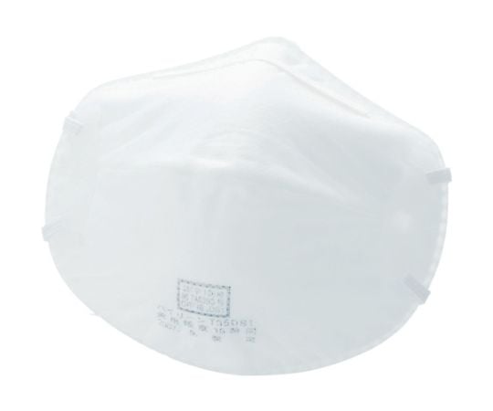 使用後に分別廃棄しなくてよい樹脂部品をノーズクリップとゴム止め部に使用しています。 日本人の顔に合わせたコンパクトな面体で、下方視野も良好です。 型崩れを防ぐインナーネット構造です。 一般粉じん作業。 清掃作業、軽作業。 縦（mm）：118...