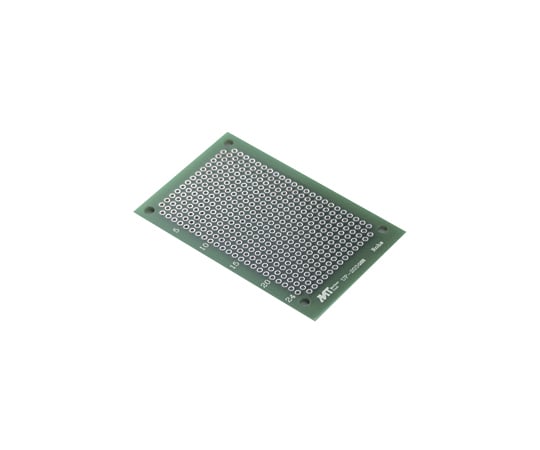 材質：両面ガラスコンポジット 1.6t 仕上処理：スルーホールハンダ パターン：ドット(2.54mmピッチ)穴径φ1.0mm 入数：10枚入り材質：両面ガラスコンポジット 1.6t 仕上処理：スルーホールハンダ パターン：ドット(2.54m...