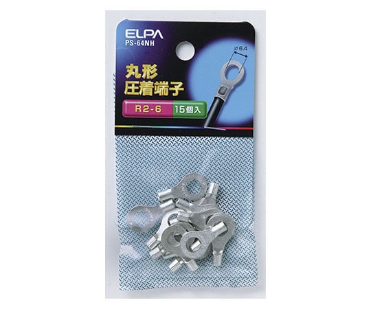 R2-6 全長：21.8mm 適合電線範囲：単線φ 1.14〜1.82mm ・より線 1.04〜2.63mm2 入数：15R2-6 全長：21.8mm 適合電線範囲：単線φ 1.14〜1.82mm ・より線 1.04〜2.63mm2 入数：15