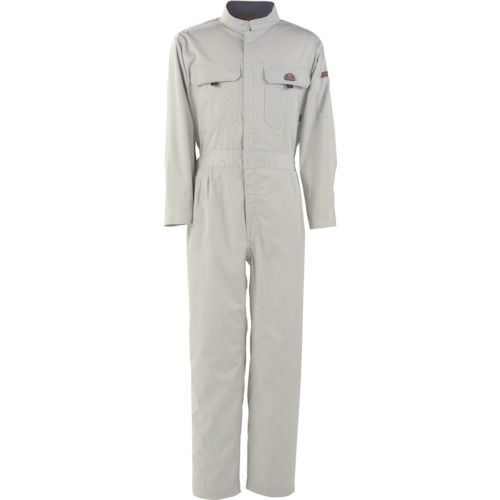 特長:●動きやすさと着心地を重視したつなぎ服です。●背中の伸縮機能や、足を広げやすい特殊カッティングなど着やすさにこだわりました。 用途:●一般作業全般に。 仕様:●色：アイスホワイト●身長(cm)：160〜170●肩幅(cm)：46●胸囲...