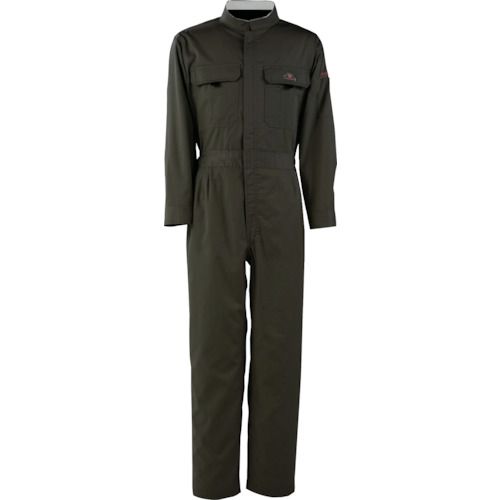 特長:●動きやすさと着心地を重視したつなぎ服です。●背中の伸縮機能や、足を広げやすい特殊カッティングなど着やすさにこだわりました。 用途:●一般作業全般に。 仕様:●色：ブラック●身長(cm)：160〜170●肩幅(cm)：46●胸囲(cm...