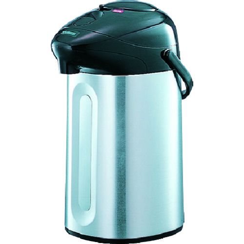 特長:●におい移りを抑え、おいしく保温保冷します。●軽く押すだけラクラク給湯できます。●傾斜湯もれ防止機能付です。 用途:●業務用に最適。美しさ長持ち「ステンレス胴」です。 仕様:●色：ステンレス●容量(L)：3.0●幅(mm)：185●高...