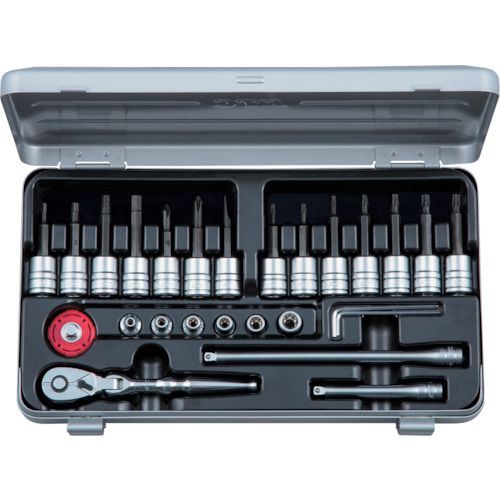 仕様:●差込角(mm)：6.3 セット内容／付属品:●T型いじり止めトルクスビットソケット●BT2-T8H／ T10H／ T15H／ T20H／ T25H／ T27H／ T30H●ヘキサゴンビットソケットBT2-03／ 04／ 05／ 06...