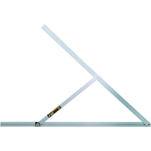 特長:●筋交付きでしっかり固定でき、作業中の角度変化を防ぎます。●アルミ製で軽く、高所での作業も楽に使えます。 用途:●角度の写しケガキ作業●丸ノコガイド 仕様:●呼び寸法(mm)：900●形状：自由型●955mm長さ)×30mm(巾)×2...