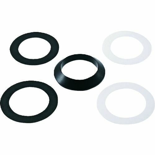 特長:●32・38用平パッキン、スベリパッキン、32・38兼用三角パッキンが各1枚ずつ入っています。 用途:●ロータンクとサイフォン（32、38兼用）の接続部用。 仕様2:●32、38mm兼用特長:●32・38用平パッキン、スベリパッキン、...