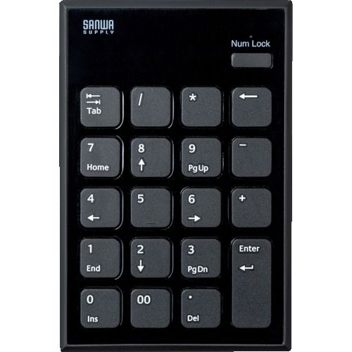 特長:●ケーブルがじゃまにならないBluetoothテンキーです。●Bluetooth 3.0に適合したBluetoothテンキーです。●ノートパソコンと同じパンタグラフキー採用しており、キーの端を押しても快適に入力できます。●キーが独立し...