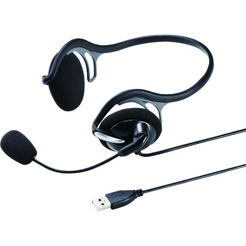 特長:●髪型の乱れが気にならないネックバンドタイプのUSBヘッドセットです。●USBポートに接続するだけの簡単接続です。●髪型の乱れが気にならないネックバンドタイプです。●軽くて快適な装着感で長時間の使用にも最適です。●マイクミュート＋ボリ...