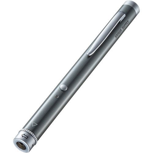 特長:●点型、丸型、線型、矢印型と、レーザー形状を4つに切替えることが出来るので、スライドの内容や会場の広さに合わせた効果的なプレゼンができます。●レーザー形状は上部のリングを回すだけで簡単に切替えることが可能です。●視認性の高いグリーンレ...