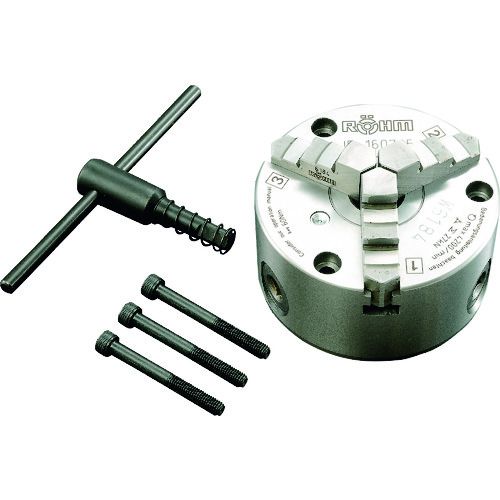 特長:●正爪でΦ38mm、逆爪でΦ100mmまでの材料が掴めます。 用途:●丸材を固定する際に 仕様:●適合機種：No.24400●取り付け可能寸法(mm)：正爪…φ3〜38、逆爪…φ3〜100●品名：三爪ユニバーサルチャックPD400用 ...