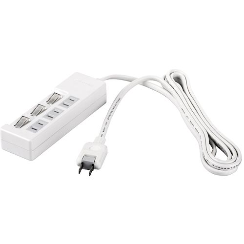 特長:●2ピン3個口の電源タップ●個別スイッチ付きで電気の消費を抑えるエコタイプです。●落雷による機器の故障を防ぐ雷サージガード付です。●スイングプラグで、狭い場所でも壁にピッタリです。●差込口は、安心の2重構造で熱に強いです。●安心のトラ...