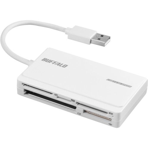 特長:●USB2.0マルチカードリーダーがお求めやすくなってリニューアルしました。●SD/microSDなど主要のメディアを幅広くカバーしています。●ケーブルを収納できる設計のため、持ち運びスッキリです。●UHS-I高速転送・メディア間コピ...