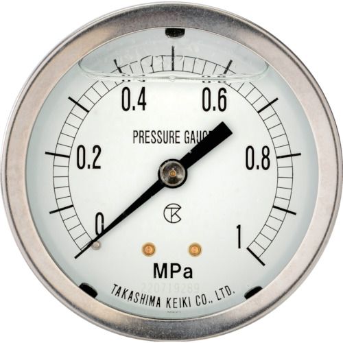 特長:●圧力計内部にグリセリンを封入し、内部機構を保護して抜群の耐久、耐震性です。 用途:●圧力計では不可能とされていた激しい振動、脈動の場所に最適です。 仕様:●圧力レンジ(MPa)：0.0〜10●呼称：GR D4 R1/8 40X10M...