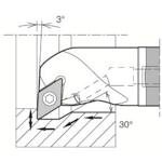 特長:●優れた切りくず排出性を実現するダイナミックバーです。 用途:●倣い加工用。 仕様:●適合チップ：DC○○11T3●超硬バー：最大突出し量L/D=〜7●全長：2/3タイプ●オイルホール付き●スクリュークランプ方式 仕様2:●スクリュー...