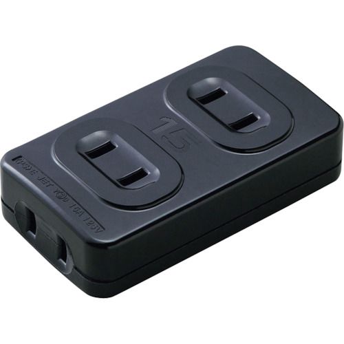 特長:●組み立て部品 仕様:●コンセント数：3●色：ブラック●定格：125V　15A 仕様2:●定格：125V　15A●定格電力：合計1500Wまで●カラー：ブラック●適合電線：●　・VFF 0.75平方ミリメートル(700W)●　・VFF...