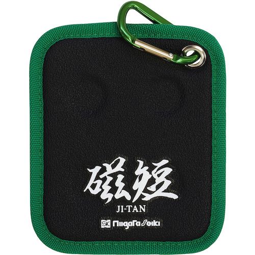 特長:●軽さを求めたマグネットシート磁短です。●ステープルやビスなどが固定でき、簡単に取り出せるので、作業の時短に最適です。●カラビナ付で腰回りやハーネスなどに取付可能です。 用途:●ステープル、ビスなどの保持に 仕様:●吸着力(N)：58...