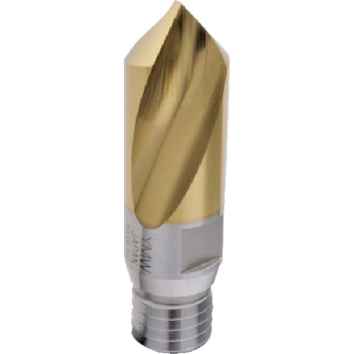 特長:●汎用ドリルの穴あけ後の面取り加工用NCスターティングドリル形のジョイント工具です。 仕様2:●ボディーの長さ：32.5mm●適用ホルダシャンク径：16 材質／仕上:●高速度工具鋼（HSS-Co）特長:●汎用ドリルの穴あけ後の面取り加...