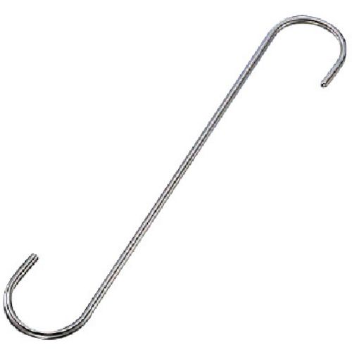 特長:●ロングサイズなので、手の届かないところにもかけられます。 用途:●洗濯物干しに。●物掛けとして。 仕様:●使用荷重(kN)：0.20●D(mm)：5.5●L1(mm)：200●L2(mm)：189●S(mm)：40●W(mm)：54...