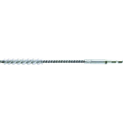 特長:●電動工具用（六角軸）の孔内切粉清掃用ブラシです。 用途:●孔内の切り粉の清掃。 仕様:●適合範囲：適合穿孔径：14〜15(mm)●全長(mm)：255●ブラシ長(mm)：85●外径(mm)：14●シャンク径(mm)：6.35 材質／...