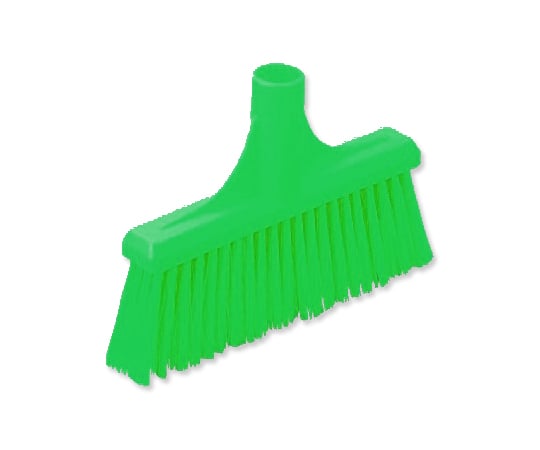 耐久性・耐熱性に優れ、異物混入や菌類の繁殖を防ぎます。三角柱の独自の毛材使用でブラシのトレースが可能です。 ハード色：グリーン材質：本体／PP（ポリプロピレン）、ブラシ／ポリエステル幅×長さ×毛長：230×170×75mm毛線径：φ0.5m...