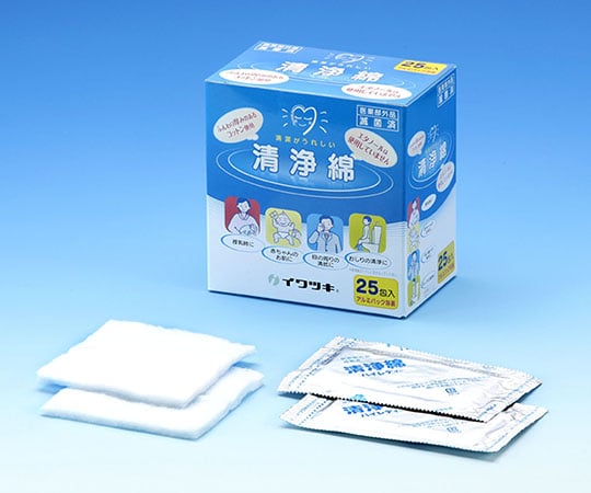 ふんわり厚みのあるコットンを使用しています。ノンアルコールなので、目のまわり・局部・肛門・乳首・乳房の洗浄、清拭に使用できます。クロルヘキシジングルコン酸塩0.02％水溶液を含有させた綿を、1包（2枚入）ずつ滅菌包装してあるため、衛生的です...