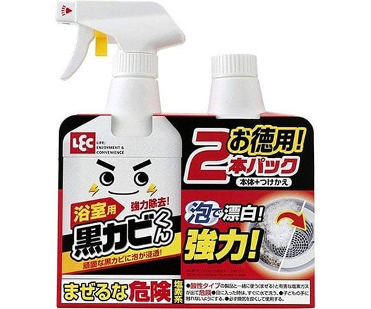 カビの根までぐんぐん浸透し、黒カビを強力除去根が生えてしまったガンコな黒カビに、シュっと吹きかけて流すだけで簡単にお掃除ができます泡タイプなので液垂れしにくく、タイル目地・浴槽のスキマ・浴室のすみの三角部分などに泡が密着してとどまります付け...