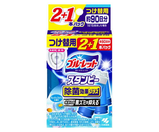 詰め替え用3個汚れ付着防止効果と、除菌成分による黒ズミ発生を抑える効果で水ぎわのきれいを保ち、お掃除が楽になります黒ズミの発生原因になる菌の繁殖を抑えます 商品サイズ：幅／7.5cm、奥行／6cm、高さ／13.5cm重量：156g入数：3本...