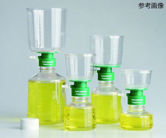 緩衝液や水溶液に含まれている不純物の除去などに幅広く使用可能液漏れ防止キャップ付（115mLサイズを除く）フィルター容器と受器には目盛付パイロジェンフリー滅菌済 メンブラン径：75mm容量：1000mLポアサイズ：0.8μmメンブラン色・グ...