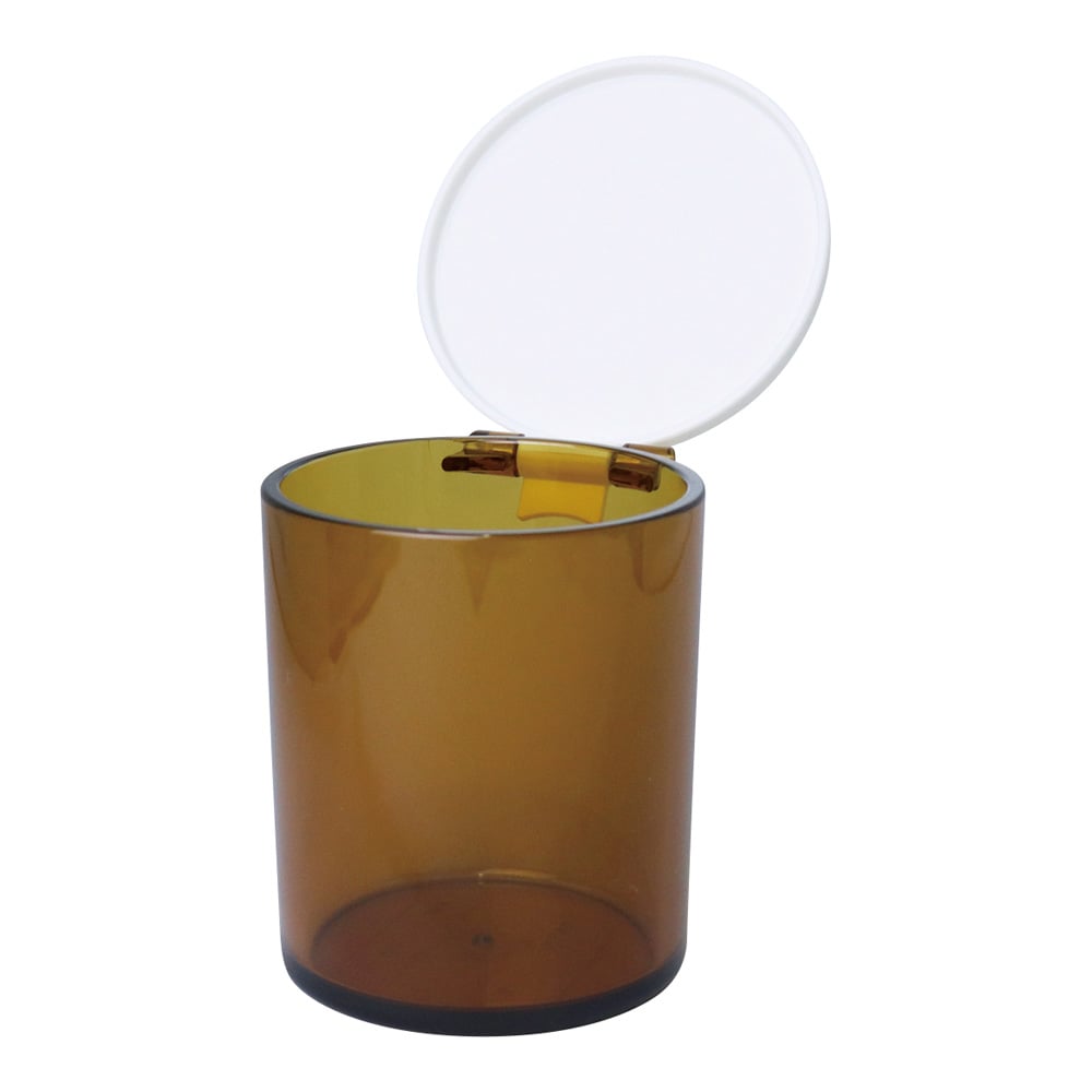 容量：250cc色：茶口径×外径×高さ（mm）：70×75×90入数：1個材質：本体・フタ／PC（ポリカーボネート）、ピン／ステンレス耐熱温度：120℃オートクレーブ可容量：250cc色：茶口径×外径×高さ（mm）：70×75×90入数：1...