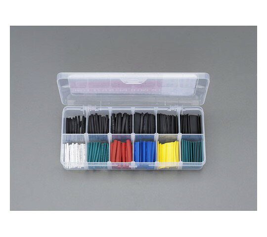 材質：ポリエチレン110℃の加熱で50％収縮（直径）します。全長：45mm内径（mm）（収縮前・収縮後）：直径2・直径1、直径3.5・直径1.75、直径5・直径2.5、直径7・直径3.5、直径8・直径4、直径9・直径4.5入数：各15本耐電...