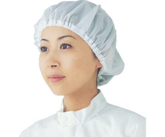 シャワーキャップタイプのクリーンルーム用インナーキャップです。 頭髪落下防止に役立ちます。 クリーンパックではありません。 ウェア別売 色：ホワイト サイズ：L ISO Class6（Fed/STDクラス1000）相当 頭囲サイズ：58cm...