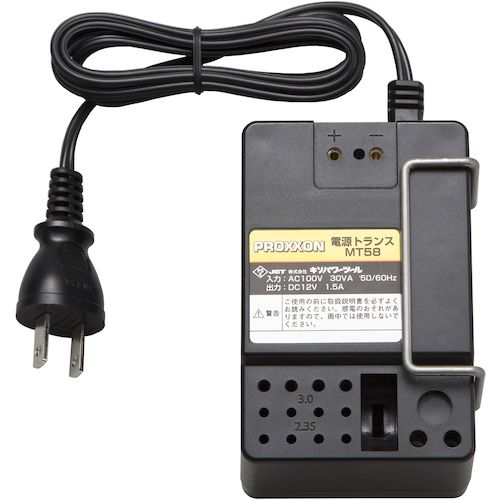 仕様:●電源(V)：100●電源：AC100V→DC12V 仕様2:●PROXXON製12Vタイプの機器専用トランス仕様:●電源(V)：100●電源：AC100V→DC12V 仕様2:●PROXXON製12Vタイプの機器専用トランス