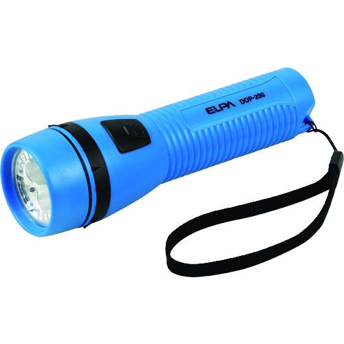 特長:●白色LED3灯搭載で周辺を明るく照射します。 用途:●作業や防災備品用に。 仕様:●明るさ(lm)：16(照度 約130lx ※距離1m・中心点照度・電池初期時) 仕様2:●使用電池：単二形アルカリ乾電池×2本(別売)●連続点灯時間...