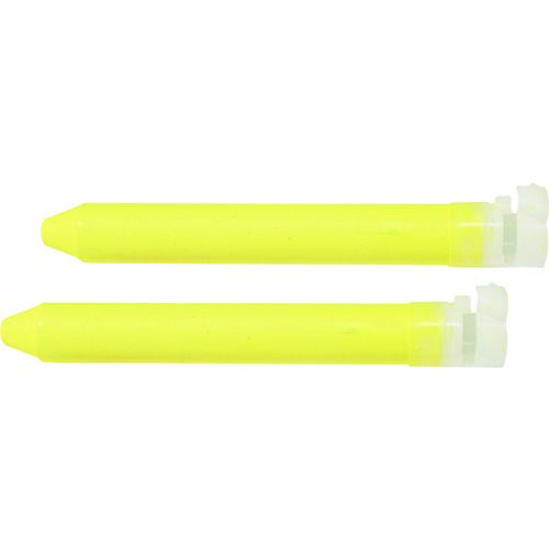特長:●浸透しない素材なら濡れた布でけせます。 用途:●現場でのマーキング時に使用。 仕様:●色：黄●直径(mm)：10●長さ(mm)：95●筆記線幅(mm)：10 仕様2:●KP-Yの補充用商品 材質／仕上:●本体：ワックス、顔料特長:●...