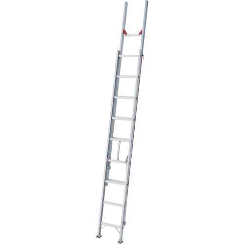 特長:●最上段のステップを外すことで、より屋根への乗り移りが楽になりました（ラクノリ）。●はしご水準器付きです。●体重移動をせずに建物に乗り移れることで、バランス崩しが劇的に減るため、安全 用途:●屋根への昇降をもっと安全に。 仕様:●最大...