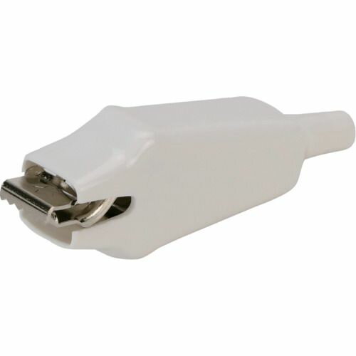 特長:●くわえる力が強く、安全・正確・迅速に電路の接続ができます。●ビニールカバーは、クリップの口が大きく開く様に切り欠きを入れています。 用途:●電気機器・測定機器、アース用端子など。 仕様:●色：白●定格(A)：30●全長(mm)：85...