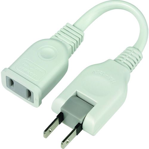 特長:●スイングプラグなので、狭いところでもスッキリ配線できます。 仕様:●コンセント数：1●定格：AC125V 15A●1500Wまで●使用温度範囲：-10℃〜40℃●屋内専用●コードの長さ：0.1m●ケーブル長(m)：0.1 仕様2:●...