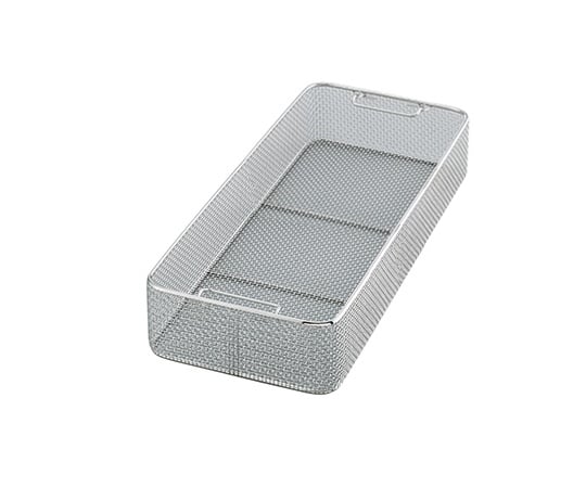 L用バスケット30幅×長さ×高さ(mm)：535×245×30材質：ステンレス編目幅×長さ×高さ：5mm※高さ100mmのバスケットは7-4881-01・7-4882-01・7-4883-01のコンテナには使えません。L用バスケット30幅×...