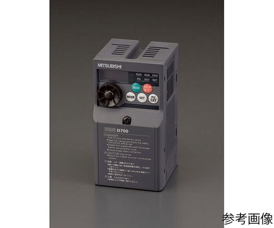 三菱電機簡単・小型の制御用インバーター保護構造：閉鎖形(IP20)仕様周囲温度：-10℃/65℃(凍結のないこと)屋内用(腐食性ガス、オイルミスト、塵埃のないこと)出力周波数範囲：0.2/400Hz定格入力電圧：単相：200/240V(50...