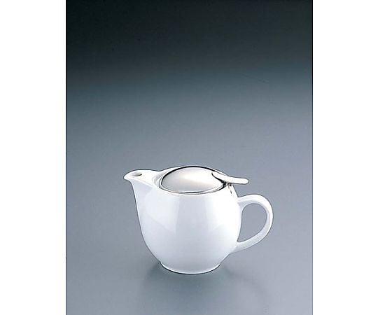 茶こし付(ZERO JAPAN)MadeInJapanの品質とスタイリッシュで機能的なデザインをステンレススチールと陶器とのコンビネーションで表現しています。※電子レンジと直火でのご使用はお避けください。 仕様：3人用容量(L)：0.45幅...