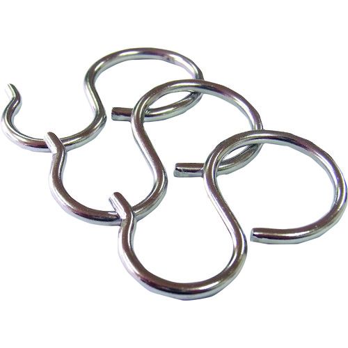 特長:●パイプに使用できるフックです。●水回りに最適なステンレス製です。 用途:●大きい輪になった方をパイプに通し物掛けに。●錆びにくいステンレス製のPフックです。 仕様:●使用荷重(kN)：0.0294●参考使用荷重(kg)：3●A(mm...