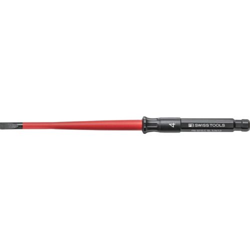 特長:●1V AC/15V DCまで完全絶縁で安全に作業できます。●ブレードは刃先に向かって細いテーパー状で、深い位置のねじにもアクセスします。●高速回転ゾーンおよび親指と人差し指用の滑り止め付きで手で使用する場合に安全です。●ハンドル後部...
