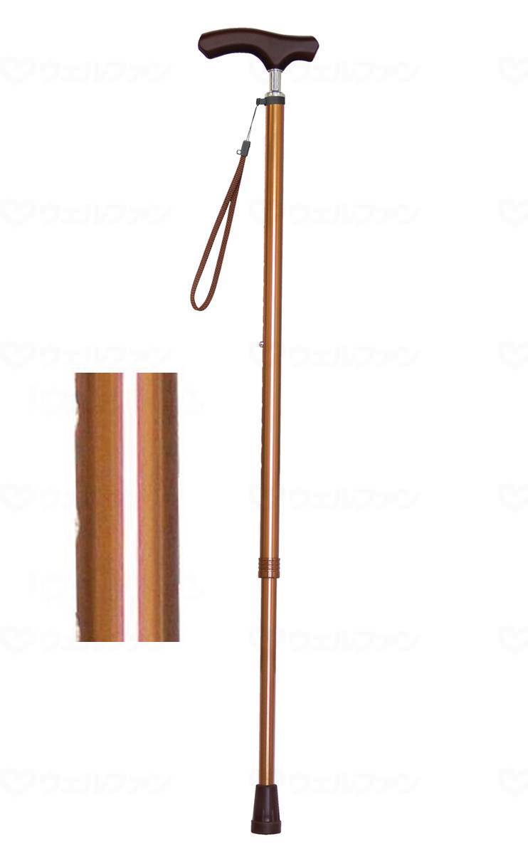 歩行関連商品 杖 伸縮杖 71〜91cm・250g コメントあなたのお出かけを、やさしく おしゃれに支えます。指が痛くなりにくいスリムネックタイプ。しっかり握れるので安全です。シンプルで飽きのこない無地タイプ○ここがおすすめ！・長く握ってい...