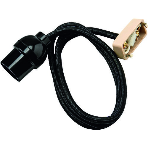 特長:●電球は60W以下のものをご使用ください。 仕様:●ケーブル長(m)：0.5●色：ブラック●コード長さ(m)：0.5 仕様2:●コードセット100●定格：250V　6A●口金：E26特長:●電球は60W以下のものをご使用ください。 仕...